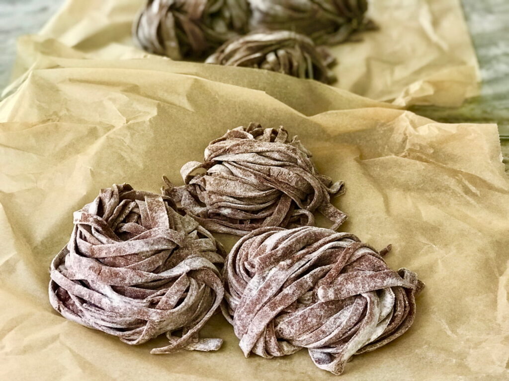 Homemade Chocolate Chili Pasta (with video)