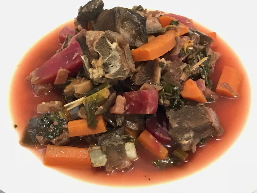 Mediterranean Goat Stew (with video)