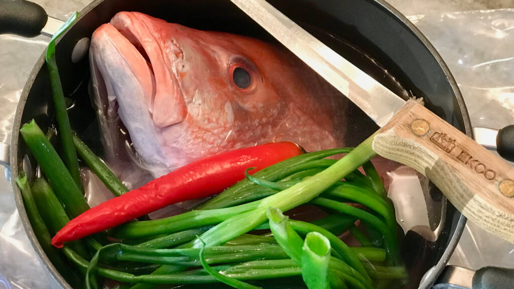 How to Make Fish Bone Or Shellfish Stock (with video)