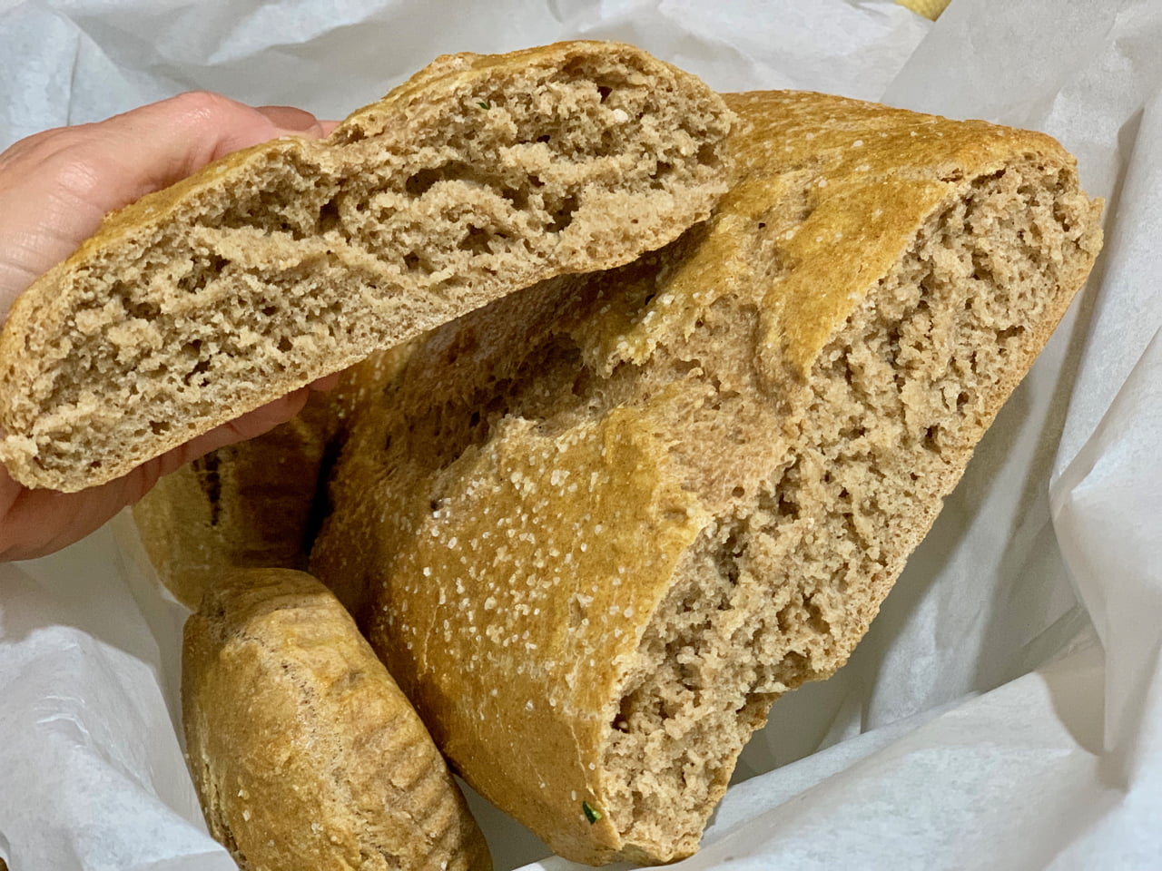 Easy Spelt Potato Sandwich Bread