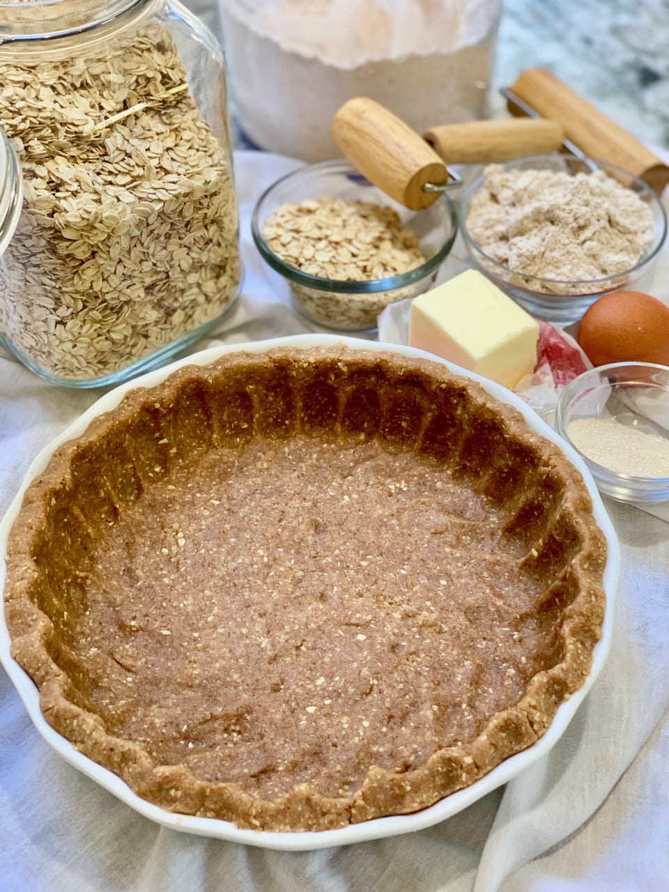 Easy No-Roll Pie Crust