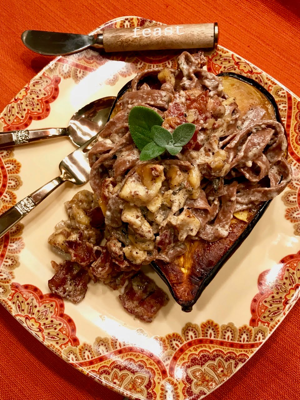 Homemade Chocolate Chili Pasta (with video)