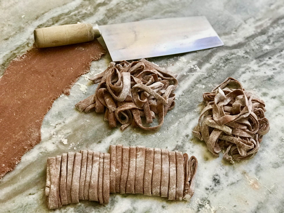 Homemade Chocolate Chili Pasta (with video)