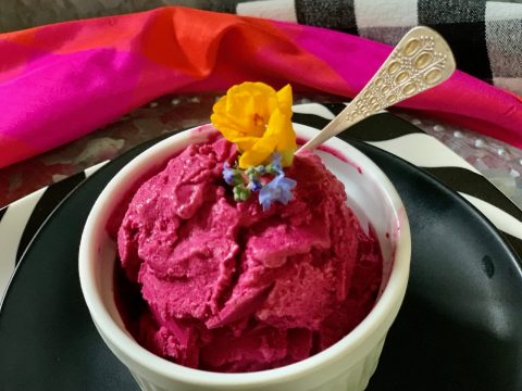 Beetroot Ice Cream Recipe - Garden Inspired (with video)