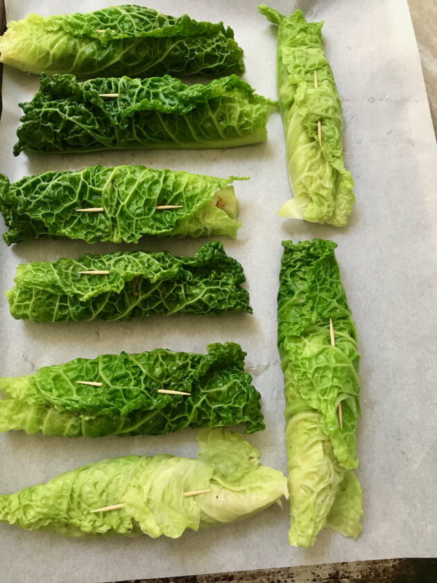 Healthy Turkey Stuffed Cabbage Rolls (with video)
