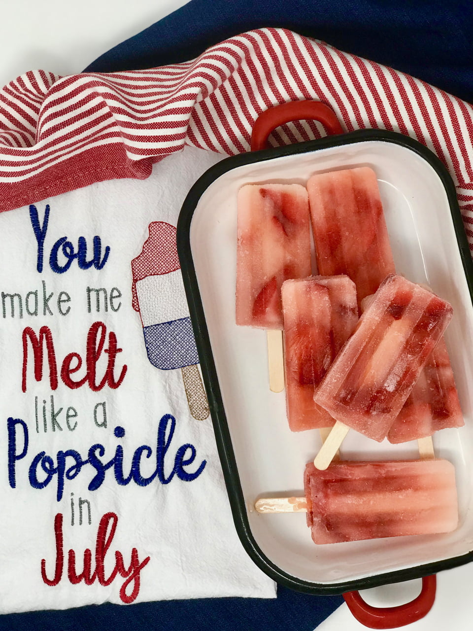 Let's Make Summer Watermelon Frozen Fruit Popsicles