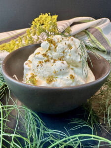 Fresh Fennel Pollen Ice Cream Recipe (with video)