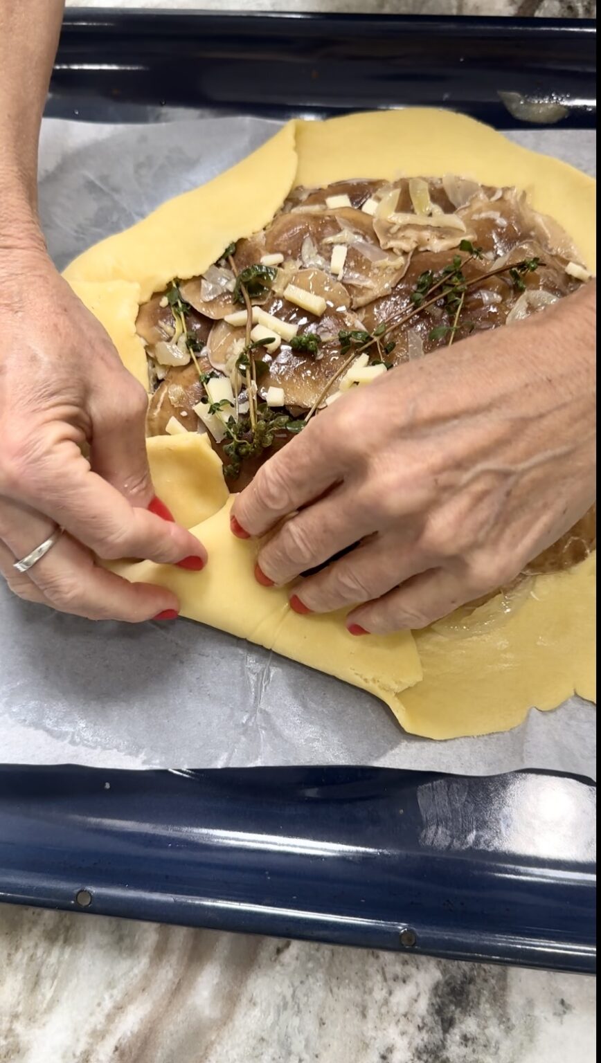 Classic Shiitake Mushroom Galette Recipe (with video)