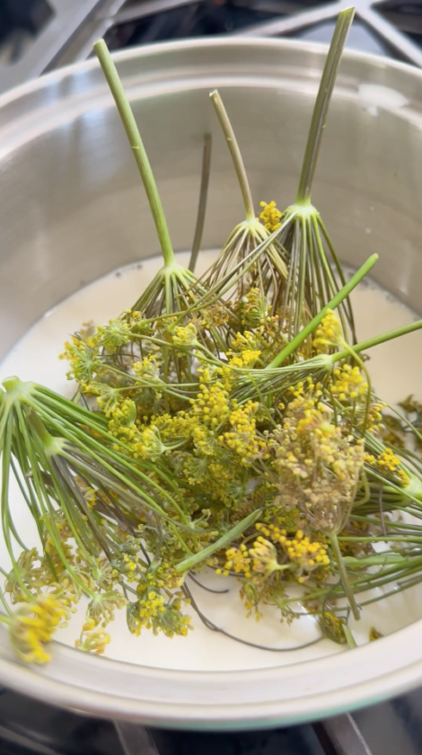 Fresh Fennel Pollen Ice Cream Recipe (with video)