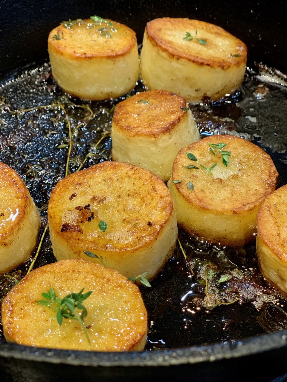 Fancy French Fondant Potatoes (with video)